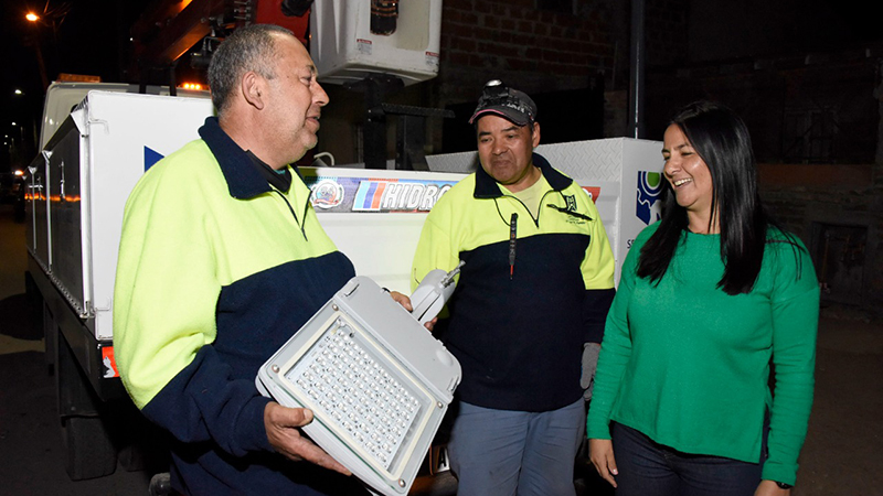 Avanza el plan municipal de luces LED en la ciudad de Ing. Pablo Nogués ...